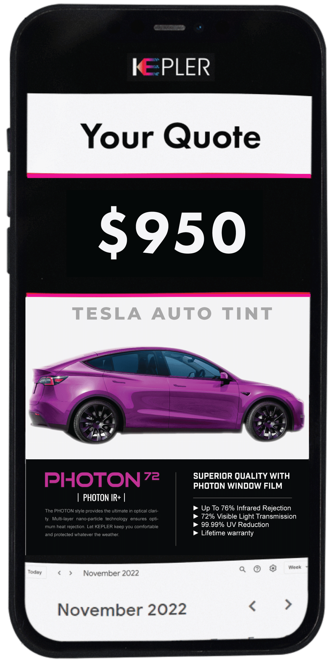 Tesla Window Tinting - Da Tint Machine